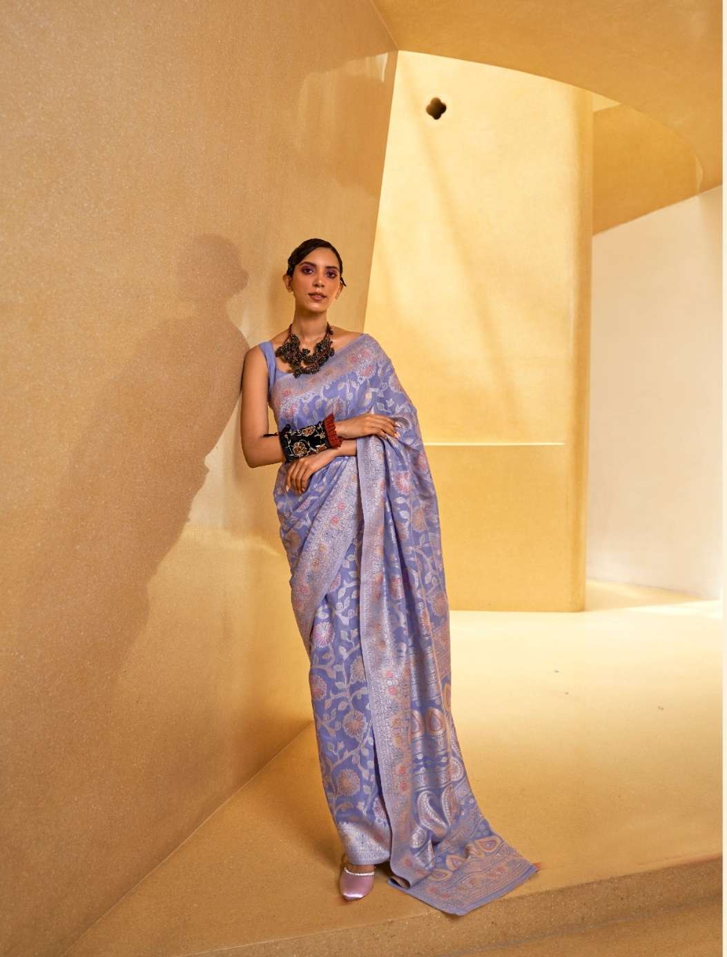 Rajtex Presents Kitasha Lucknowi Series Latest Hit Designer Silk Saree ...
