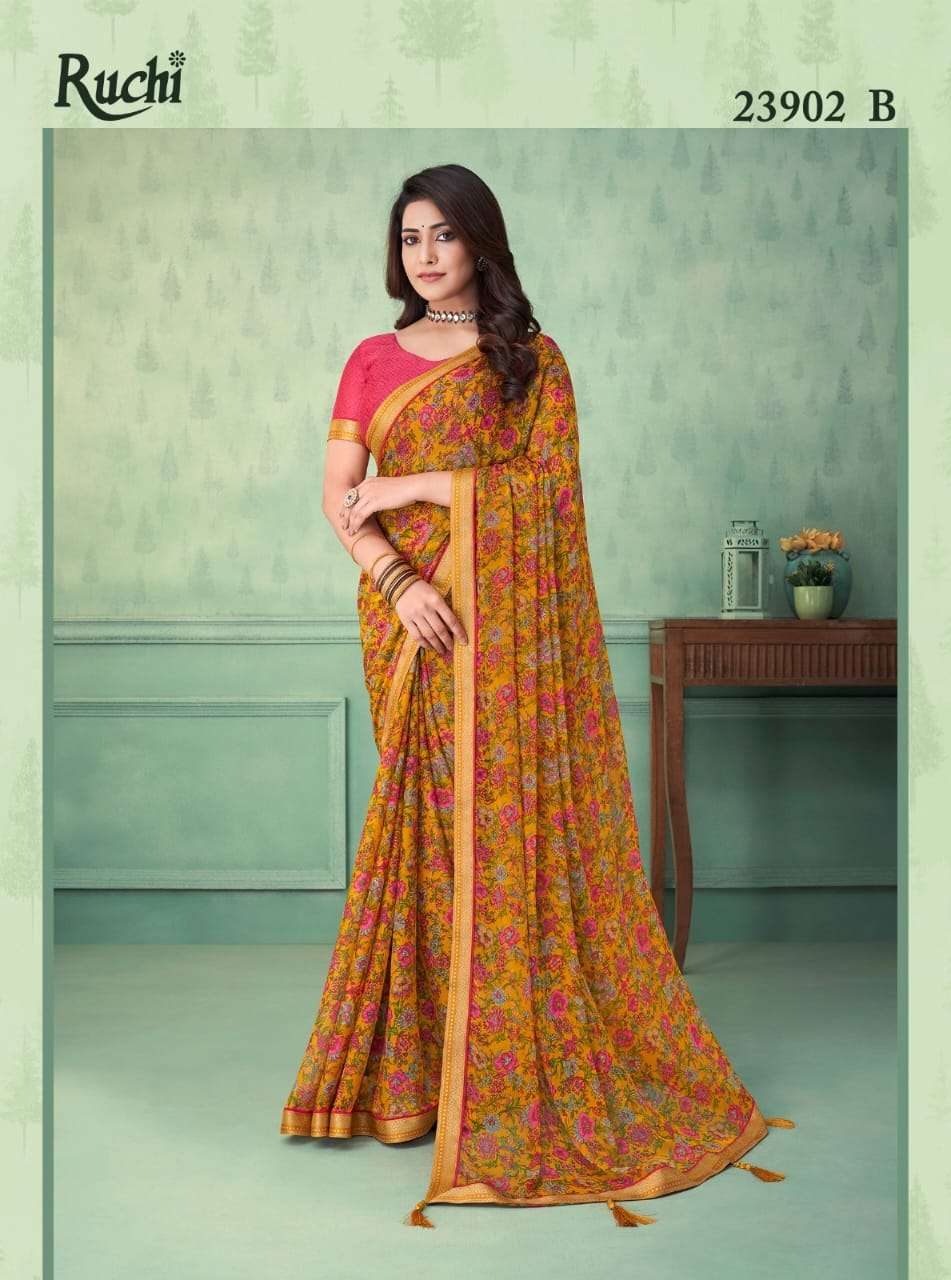 Ruchi Vani -3 Traditional Office wear Light Weight Casual Saree Collection