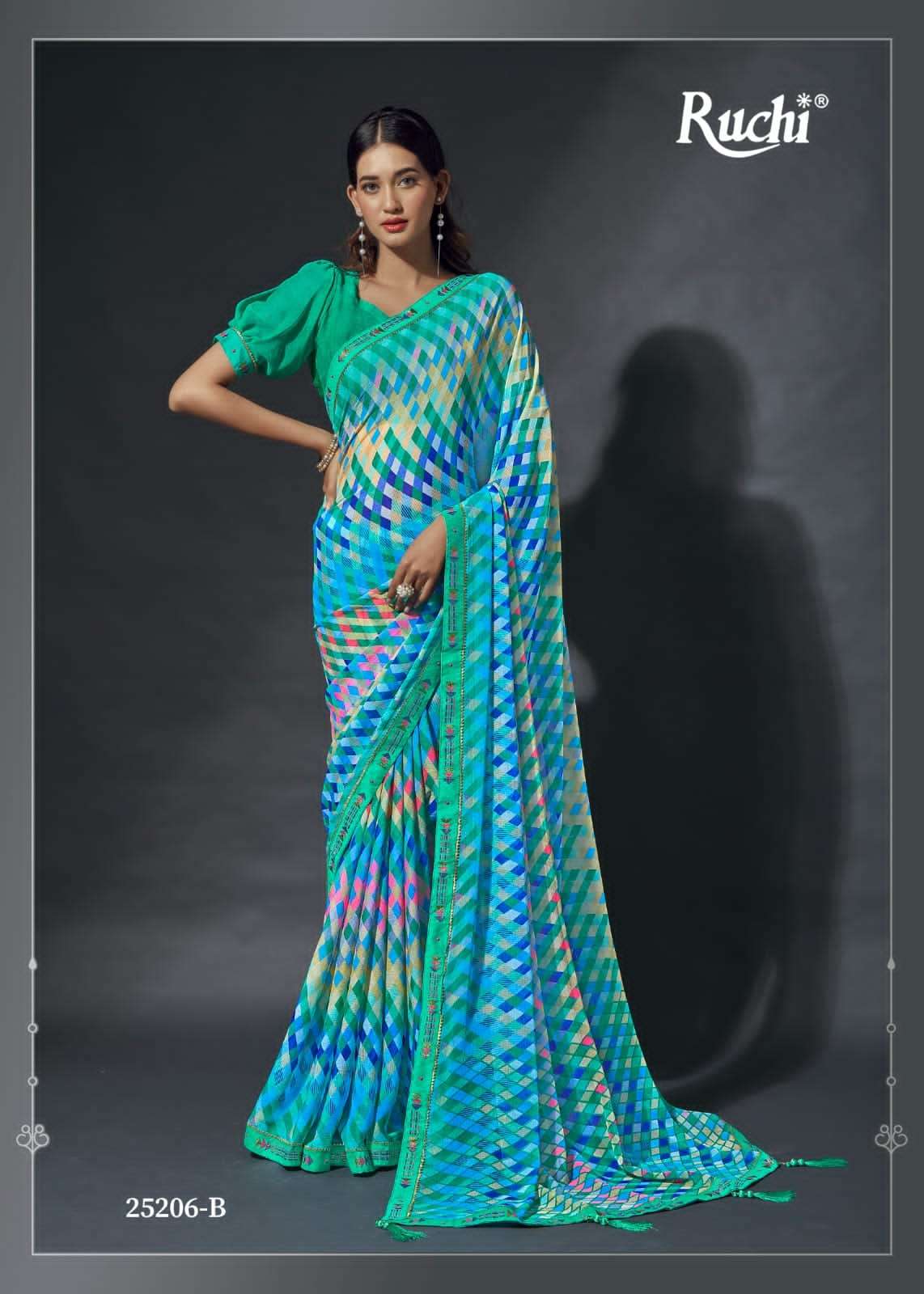 Ruchi Vanilla Vol 2 Designer Chiffon Saree Collection