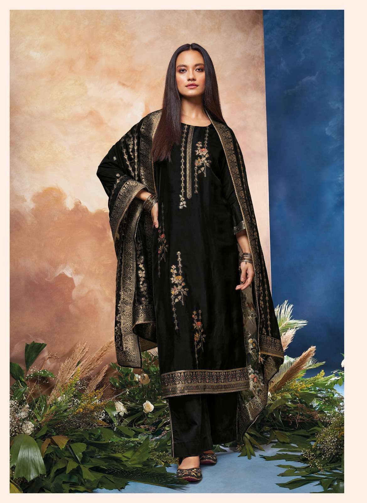 Ganga Shiloh Traditional Festival & Formal Wear Silk Salwar Suit Collection