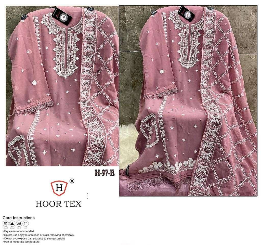 HOOR TEX H 97 A TO F DESIGNER PAKISTANI SUITS