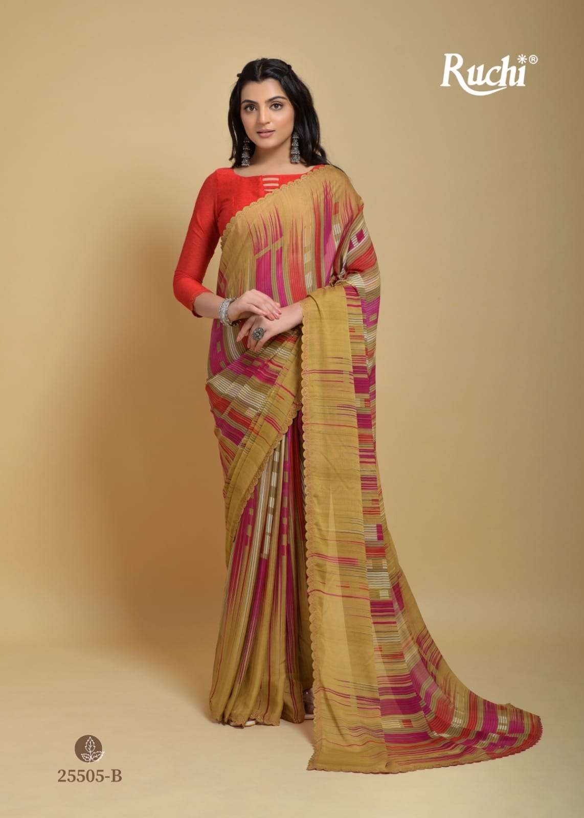 Ruchi Raagsutra Designer Festival Formal & Office Wear Georgette Silk ...
