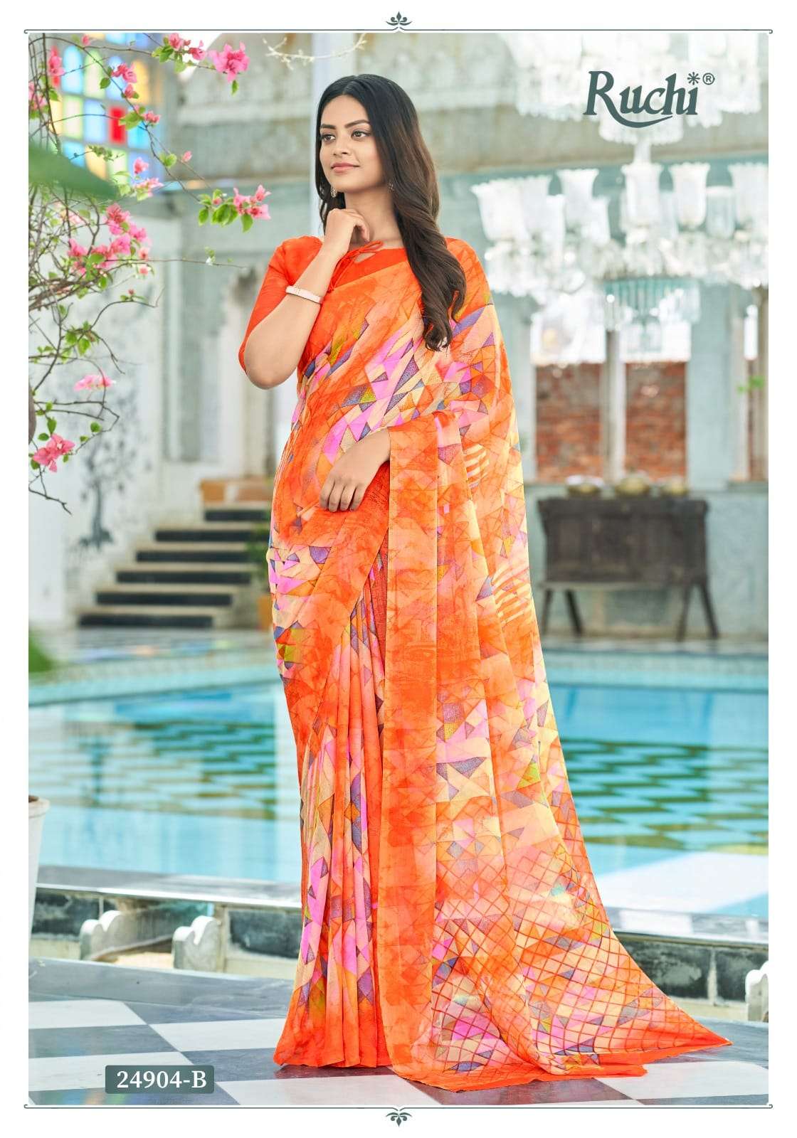 Ruchi Star Chiffon 122nd Edition Traditional Festival Casual & Office ...