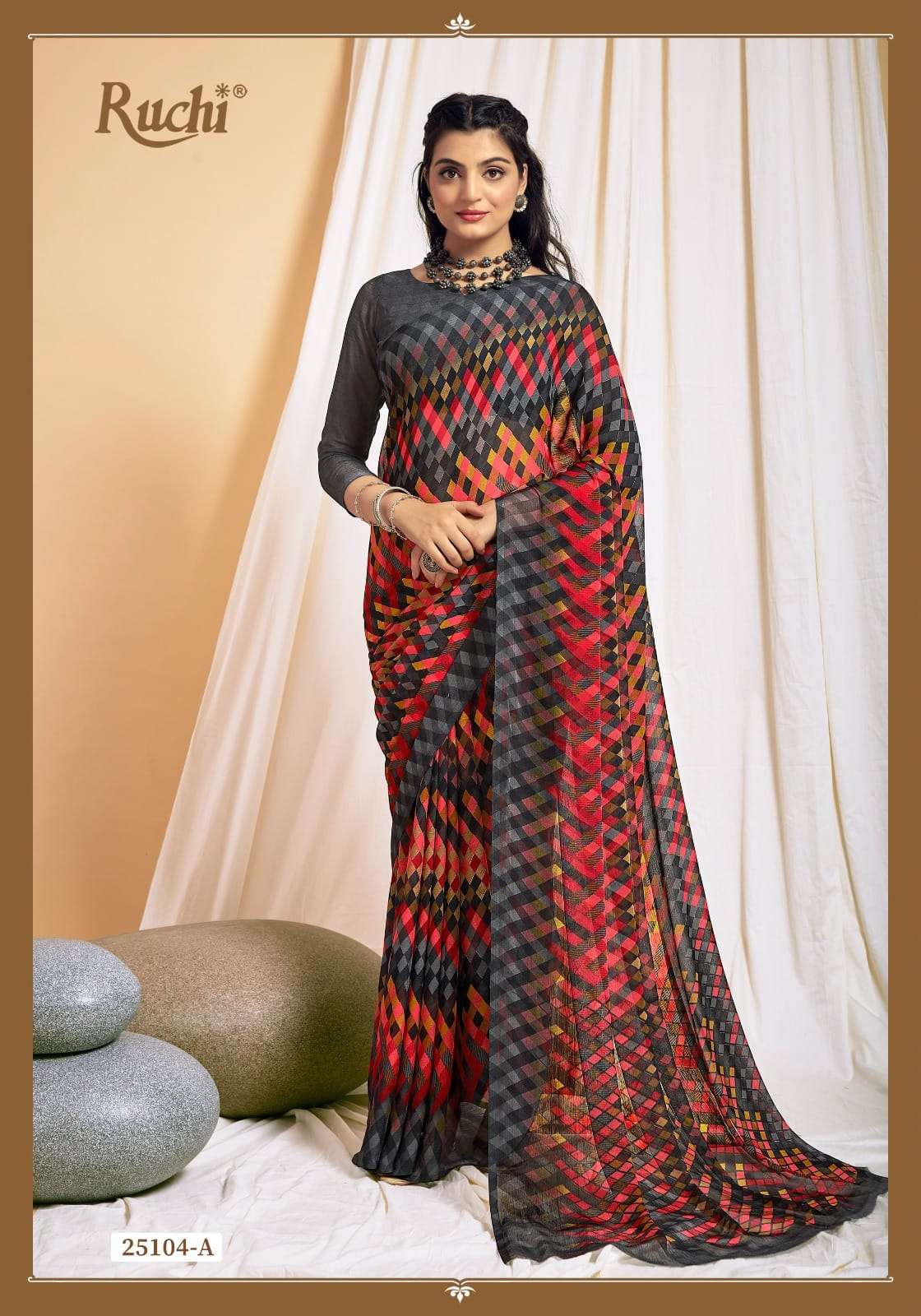 Ruchi Star Chiffon 125th Edition Traditional Festival & Casual Wear ...