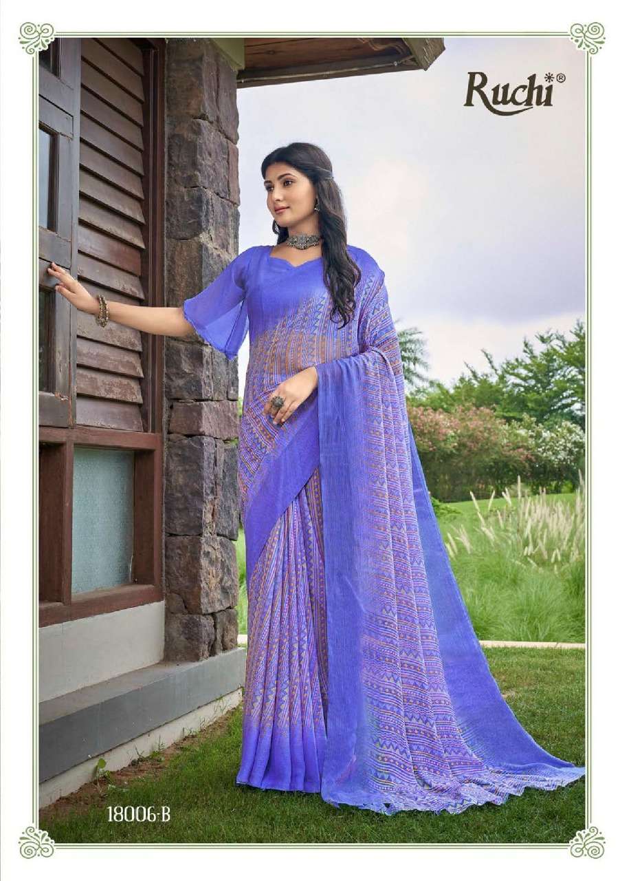 Ruchi Star Chiffon 83rd Edition Traditional Style Festival & Formal ...
