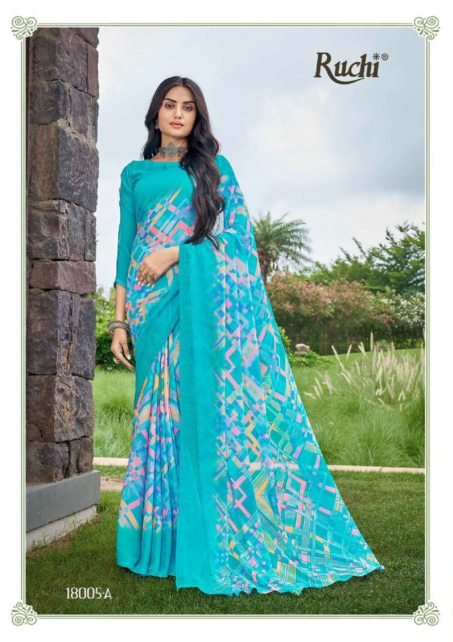 Ruchi Star Chiffon 83rd Edition Traditional Style Festival & Formal ...