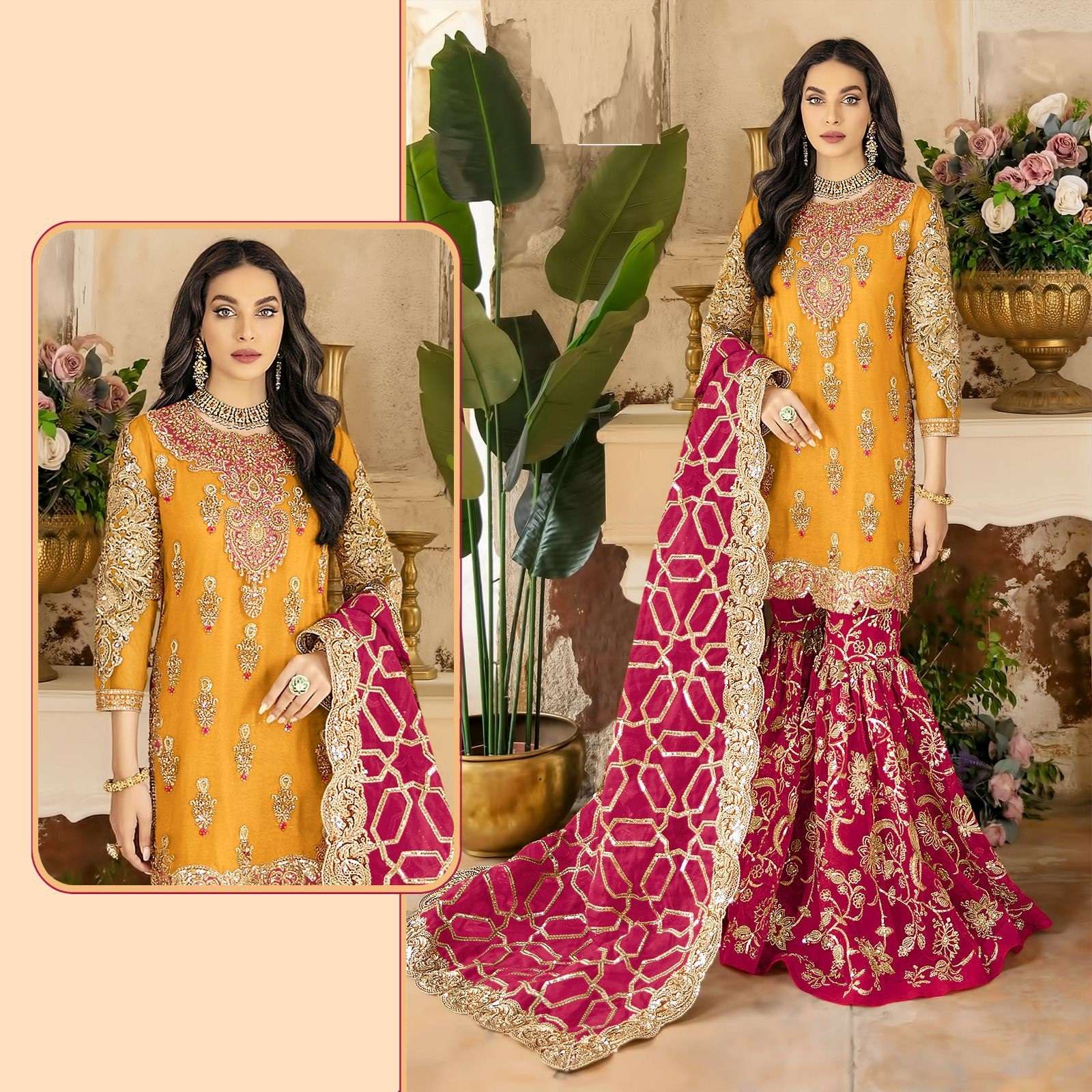 SHREE FAB F 1662 DESIGNER SEMI STICHED SUITS