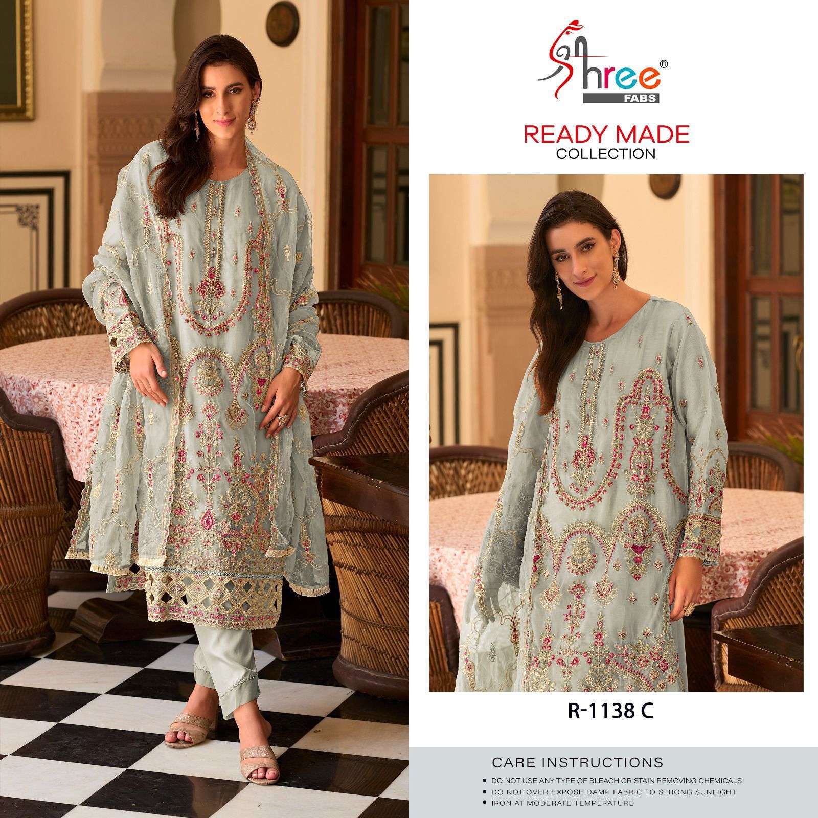 SHREE FAB SR 1138 READYMADE PAKISTANI SUITS
