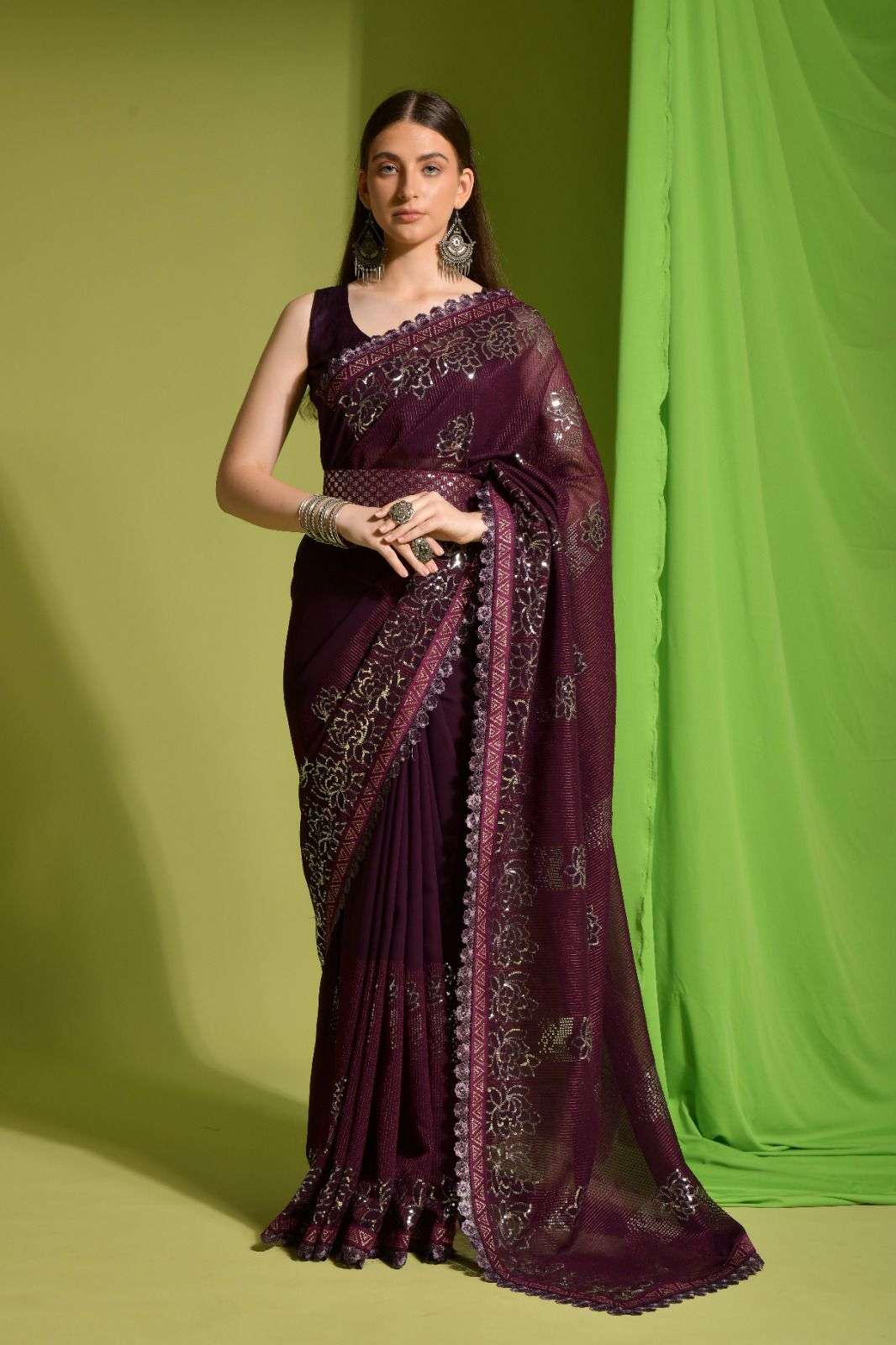 Shri Balaji Emporium Queen Of Sequence Fancy Designer Party Function ...