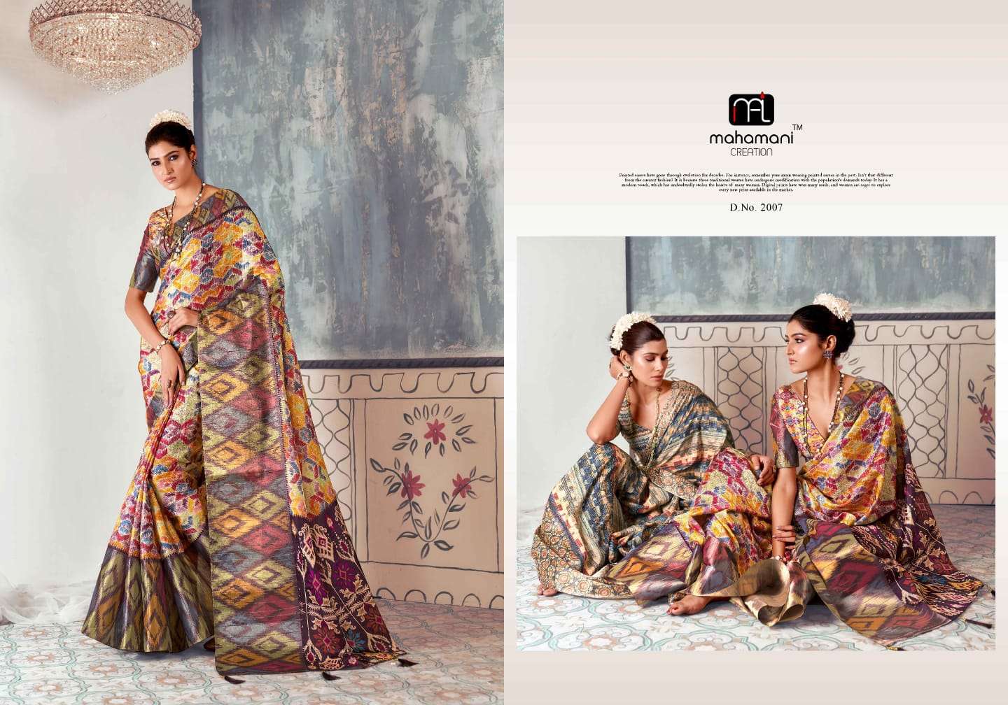 MAHAMANI CREATION RASHMIKA VOL 2 TUSSAR GOTTA SILK SAREE