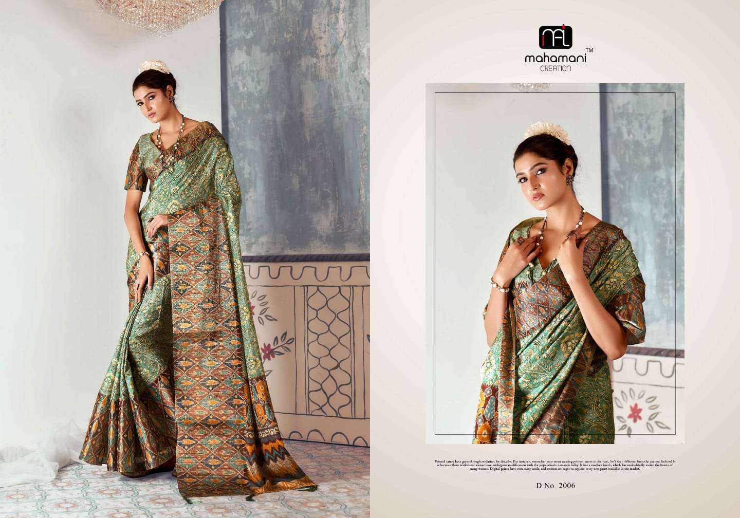MAHAMANI CREATION RASHMIKA VOL 2 TUSSAR GOTTA SILK SAREE