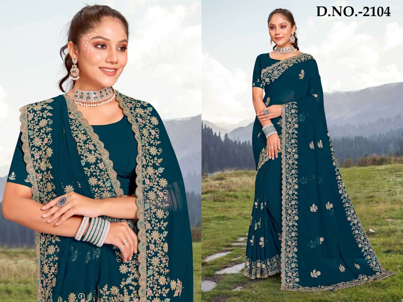 SHRI BALAJI PRESENTS ANUSHKA DESIGNER WEDDING SAREE