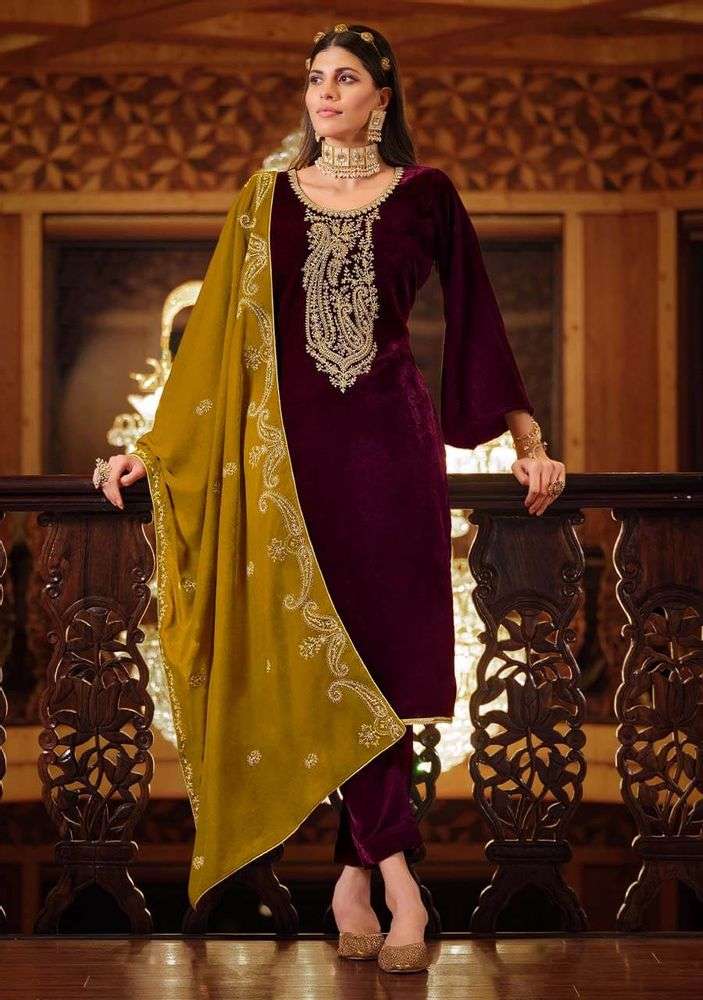 BELLIZA DESIGNER SHAHI ANDAAZ PURE VELVET COLLECTION