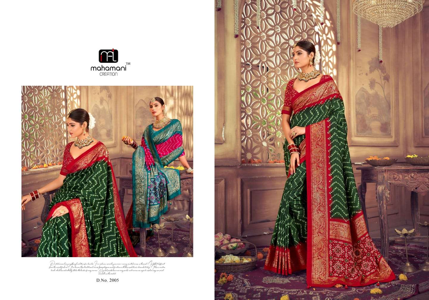 MAHAMANI CREATION EKTARA VOL-2 TRADITIONAL DESIGNER HEAVY TUSSER DOLA ...