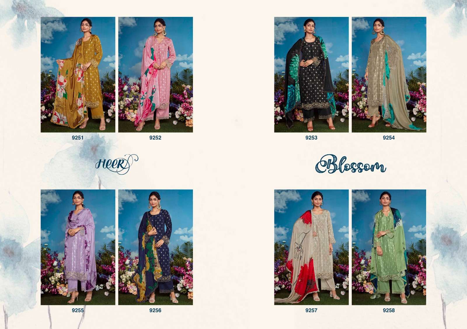 Kimora Heer 169 Muslin weaving buttis with organza embroidery cutwork ...