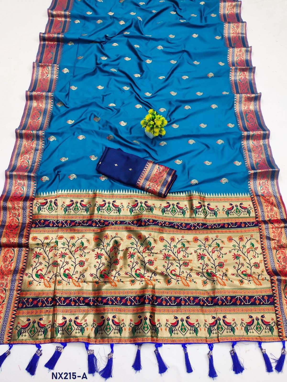 Shri Balaji Emporium NX215-A TO NX215-F Soft Pethani silk saree with ...