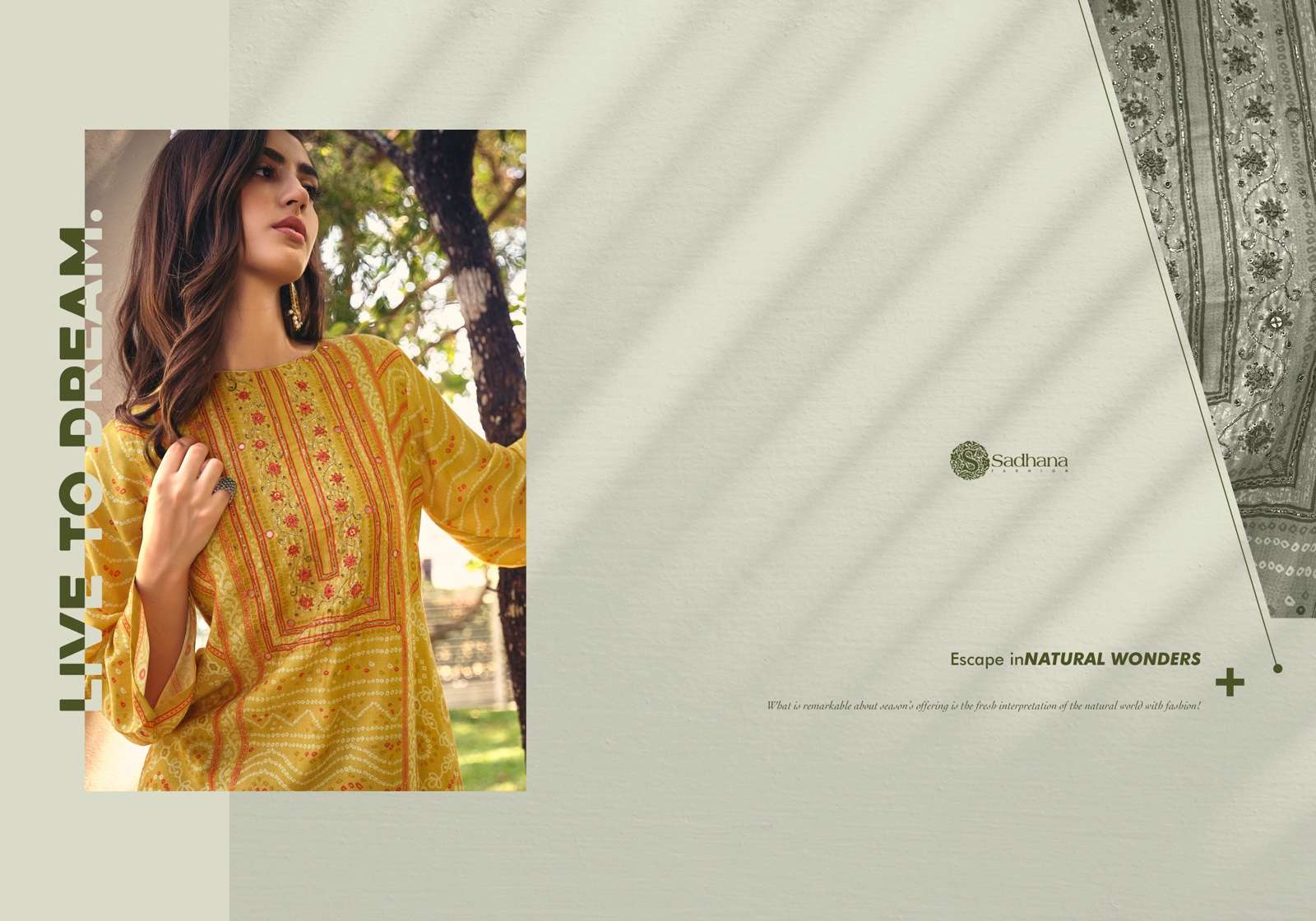 SADHANA FASHION INAAYAT PURE MUSLINE SILK DIGITAL PRINT SUIT