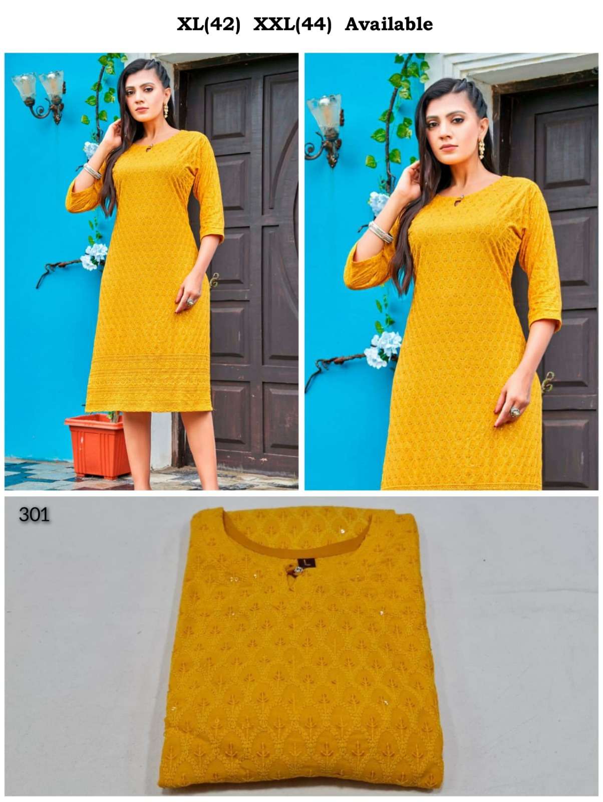 Shri Balaji Emporium OLIVIA VOL 03 Heavy Reyon Chiken Sequence Work Kurta