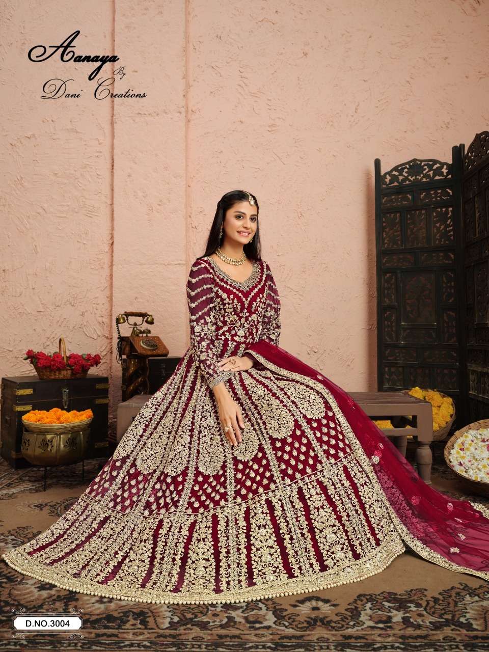 Shri Balaji Emporium 5770 Beautiful Party Wear Heavy Net Gown with ...
