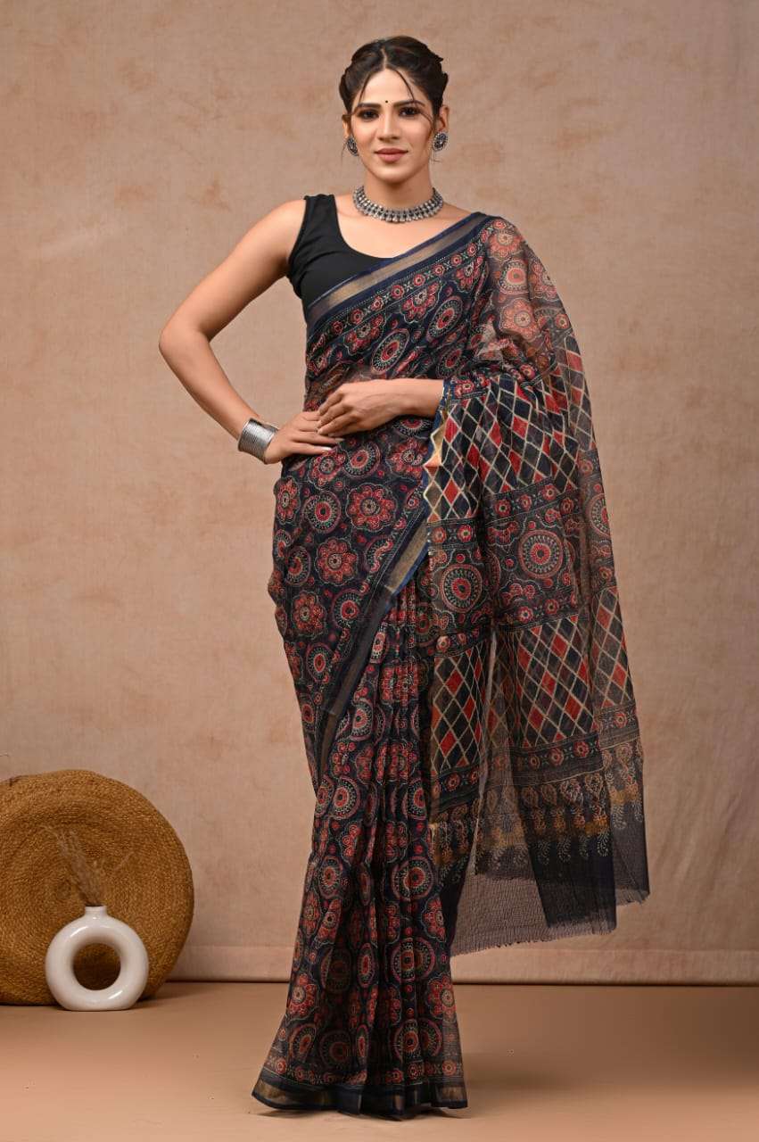 Shri Balaji Emporium 5842 Colourful Hand Block Printed Kota Doriya ...