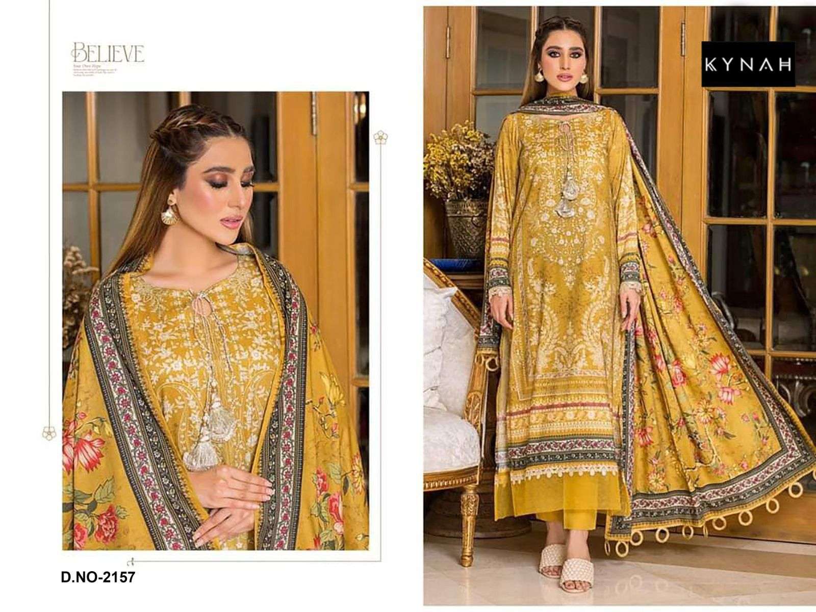KYNAH 2157 DESIGNER PAKISTANI SUITS