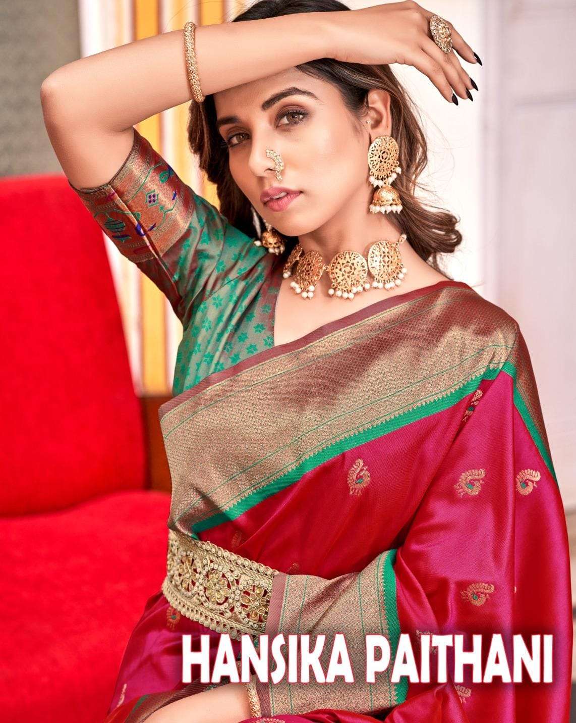 RAJPATH 6403 Hansika Paithani wedding wear designer soft paithani silk ...