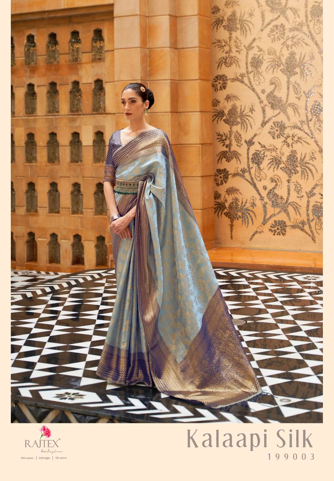 RAJTEX 6488 KALAAPI SILK ETHNIC WOMEN HANDLOOM SILK SAREES