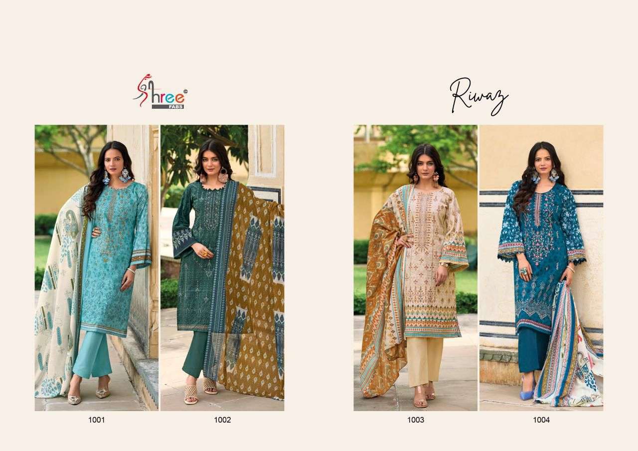 SHREE FAB RIWAZ DESIGNER PAKISTANI COLLECTION
