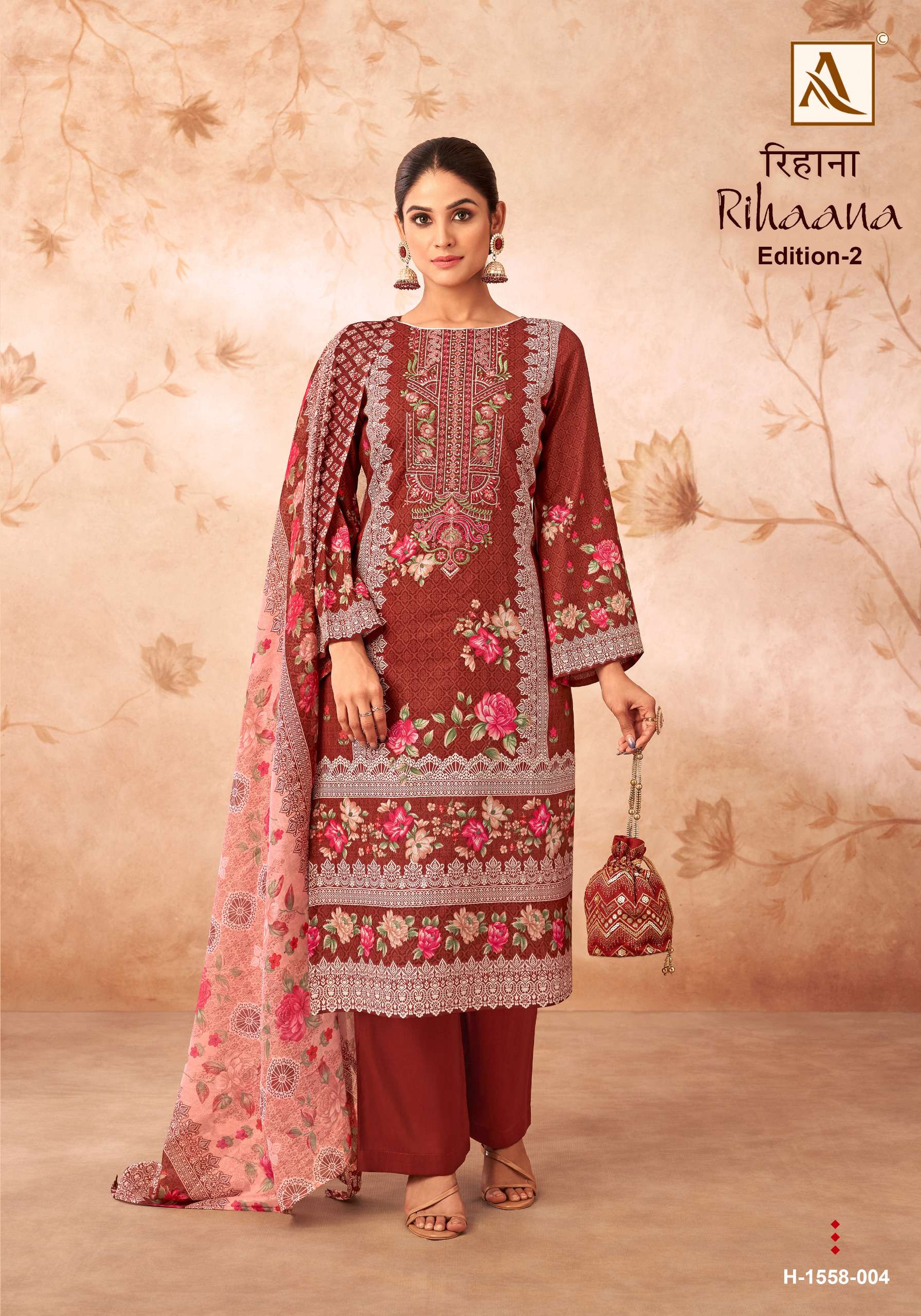 ALOK SUITS RIHAANA VOL 2 PAKISTANI COLLECTION