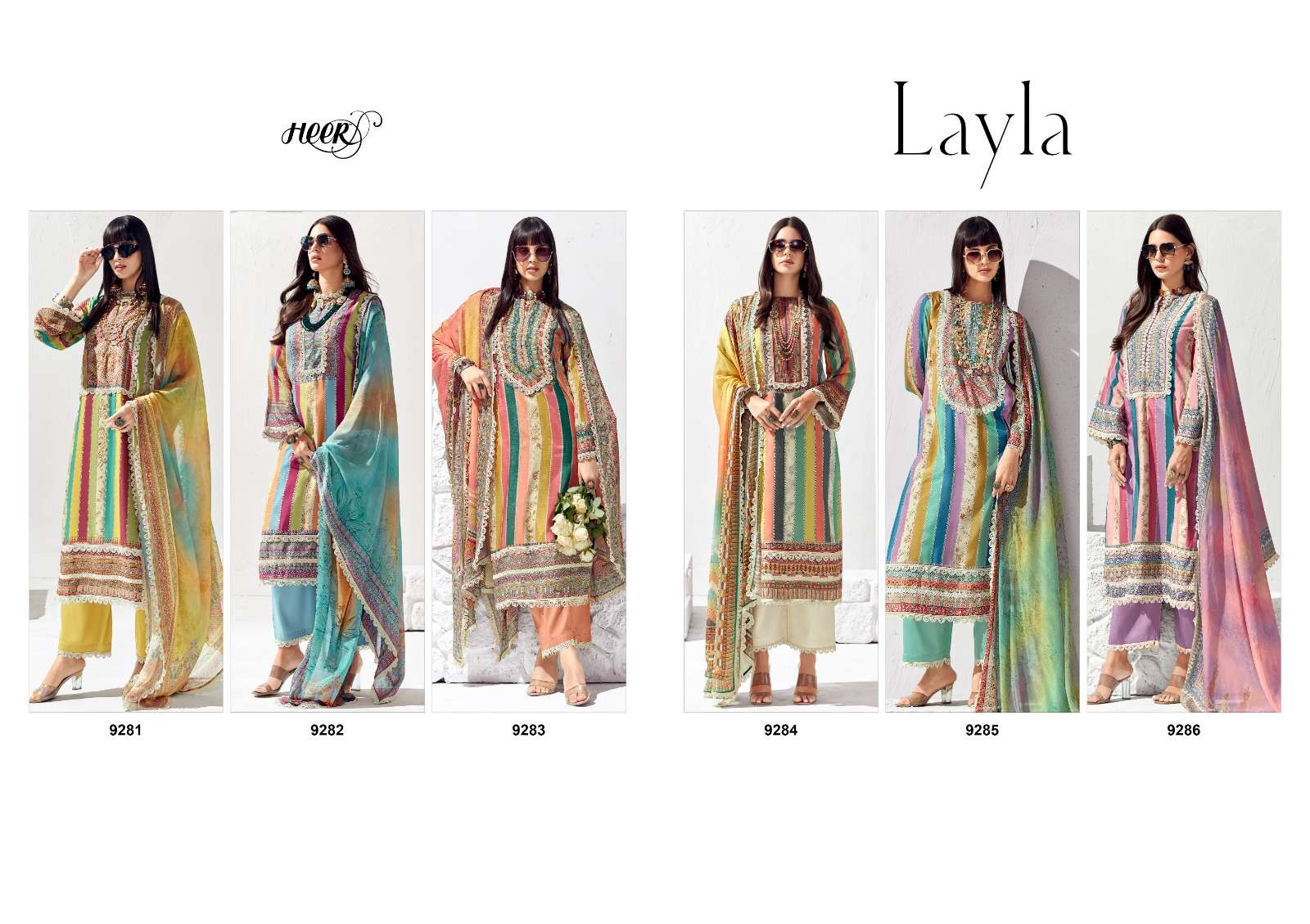 Kimora HEER LAYLA VOL- 172 PRINTED DESIGNER PURE COTTON LAWN SUIT