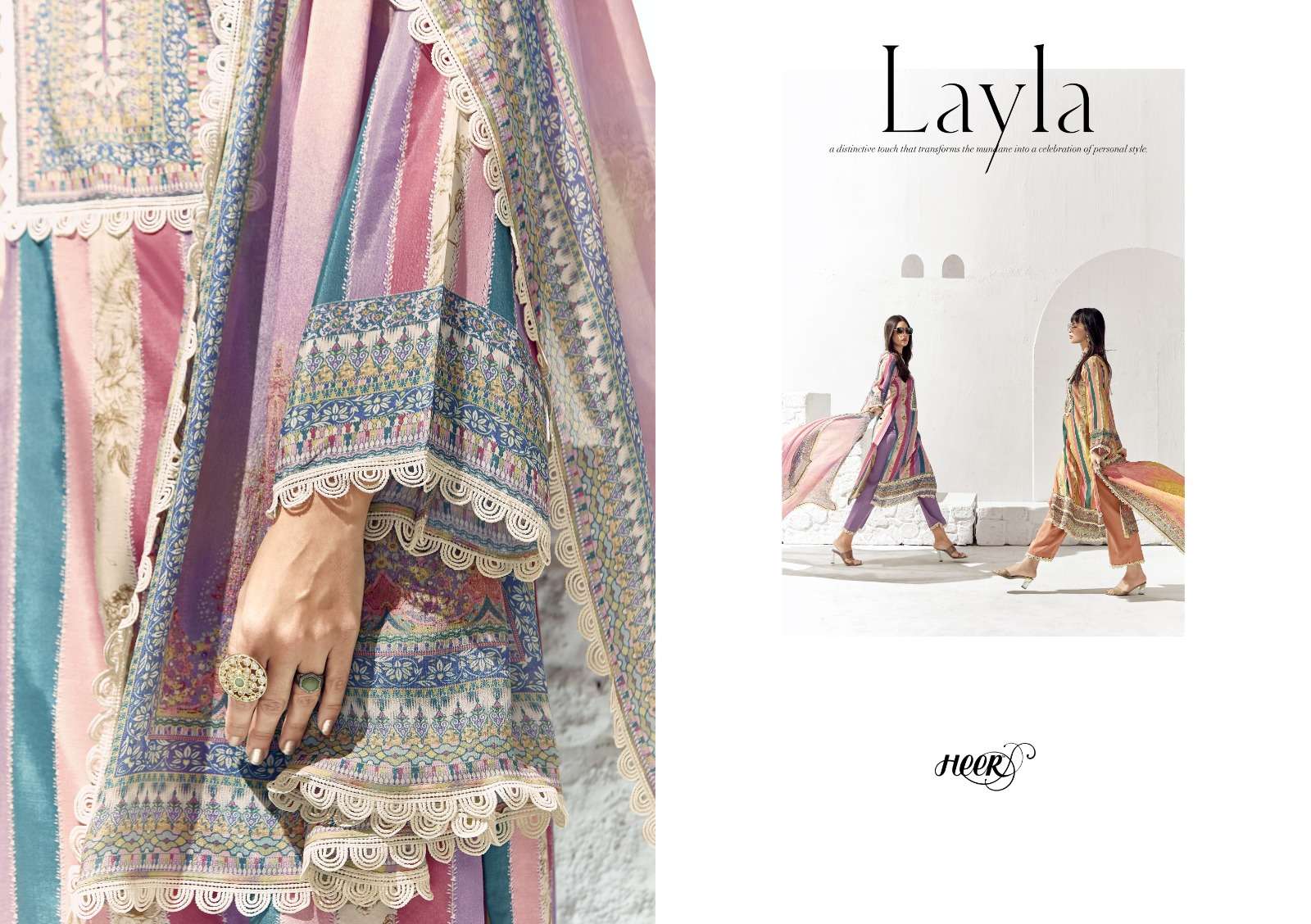 Kimora HEER LAYLA VOL- 172 PRINTED DESIGNER PURE COTTON LAWN SUIT