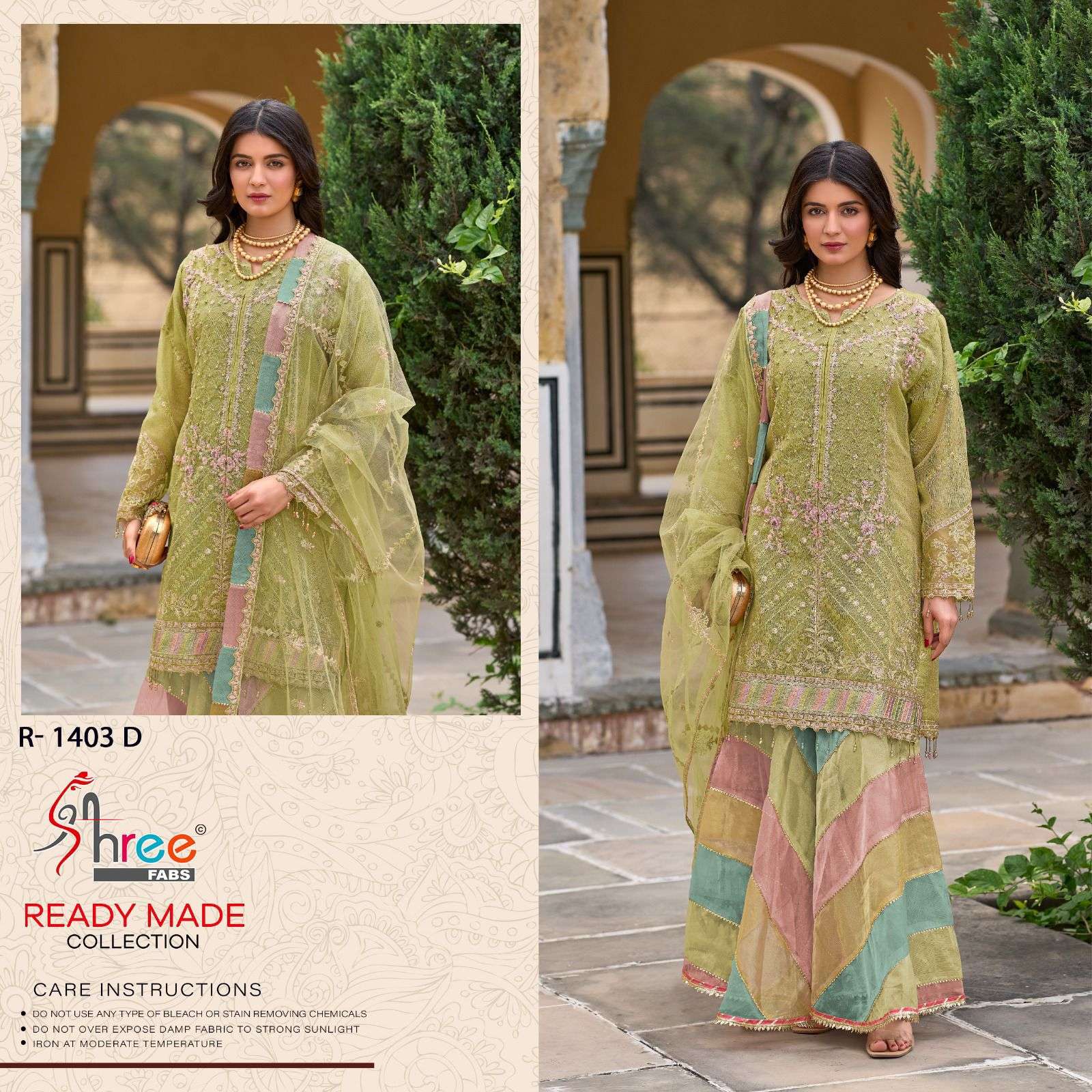 SHREE FAB SR 1403 A TO D DESIGNER READYMADE COLLECTION