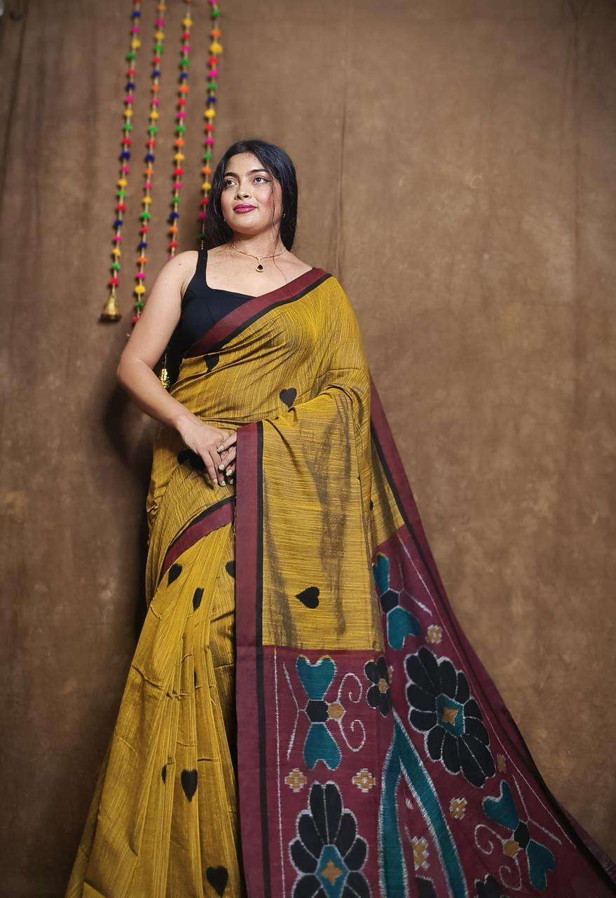 Shri Balaji Emporium 947r Traditional Slab Khadi Handloom Saree