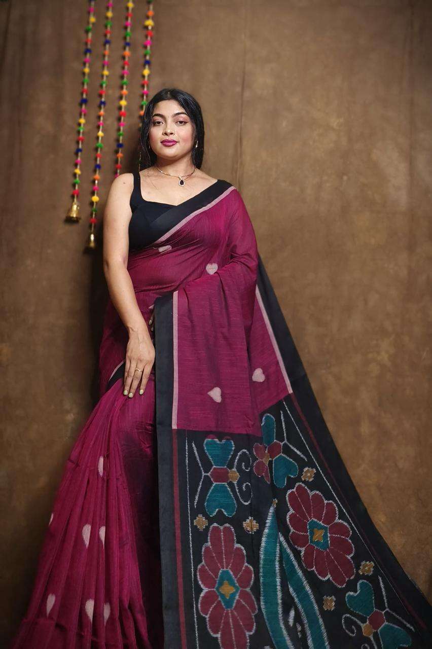 Shri Balaji Emporium 947r Traditional Slab Khadi Handloom Saree