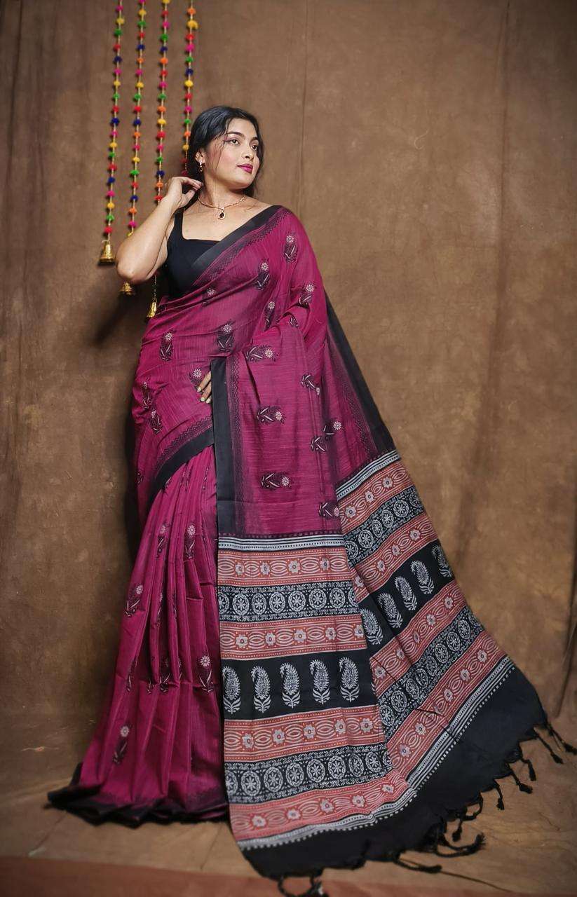 Shri Balaji Emporium 947r Traditional Slab Khadi Handloom Saree