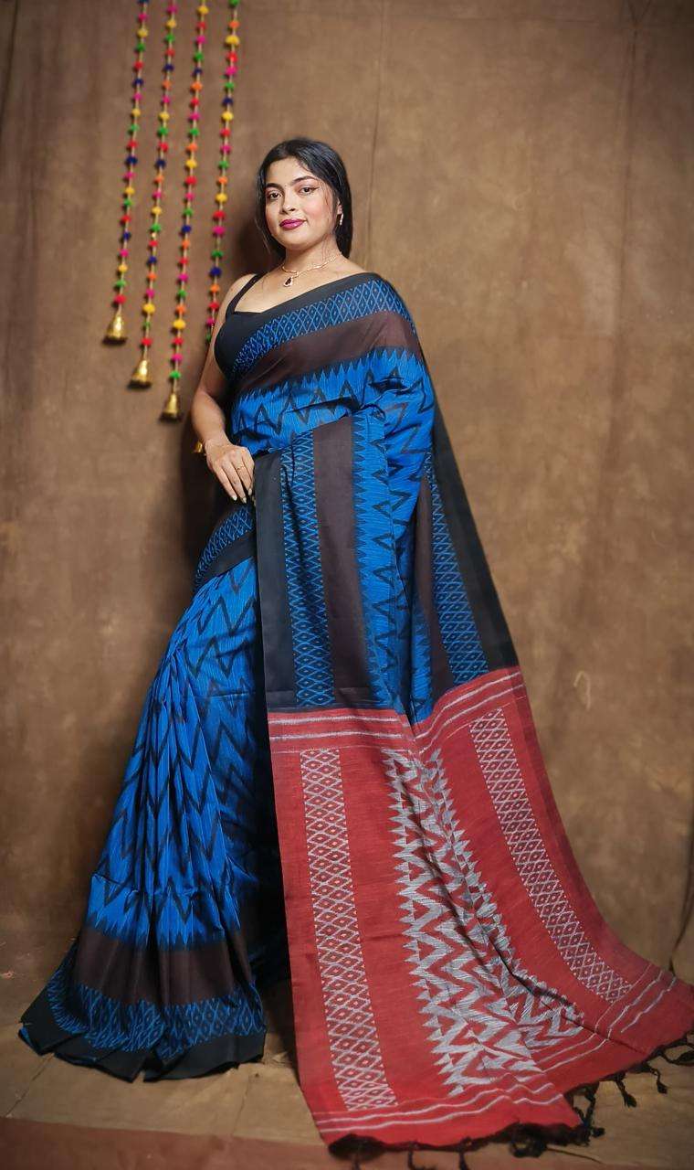 Shri Balaji Emporium 947r Traditional Slab Khadi Handloom Saree