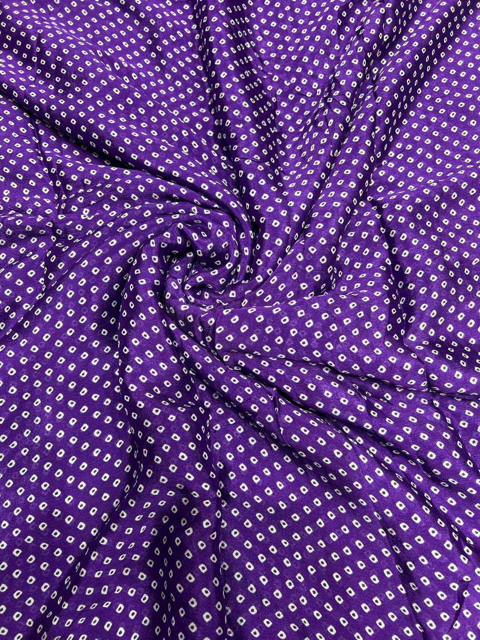 Shri Balaji Emporium A151 Bandhni printed Pure Chinon Fabric