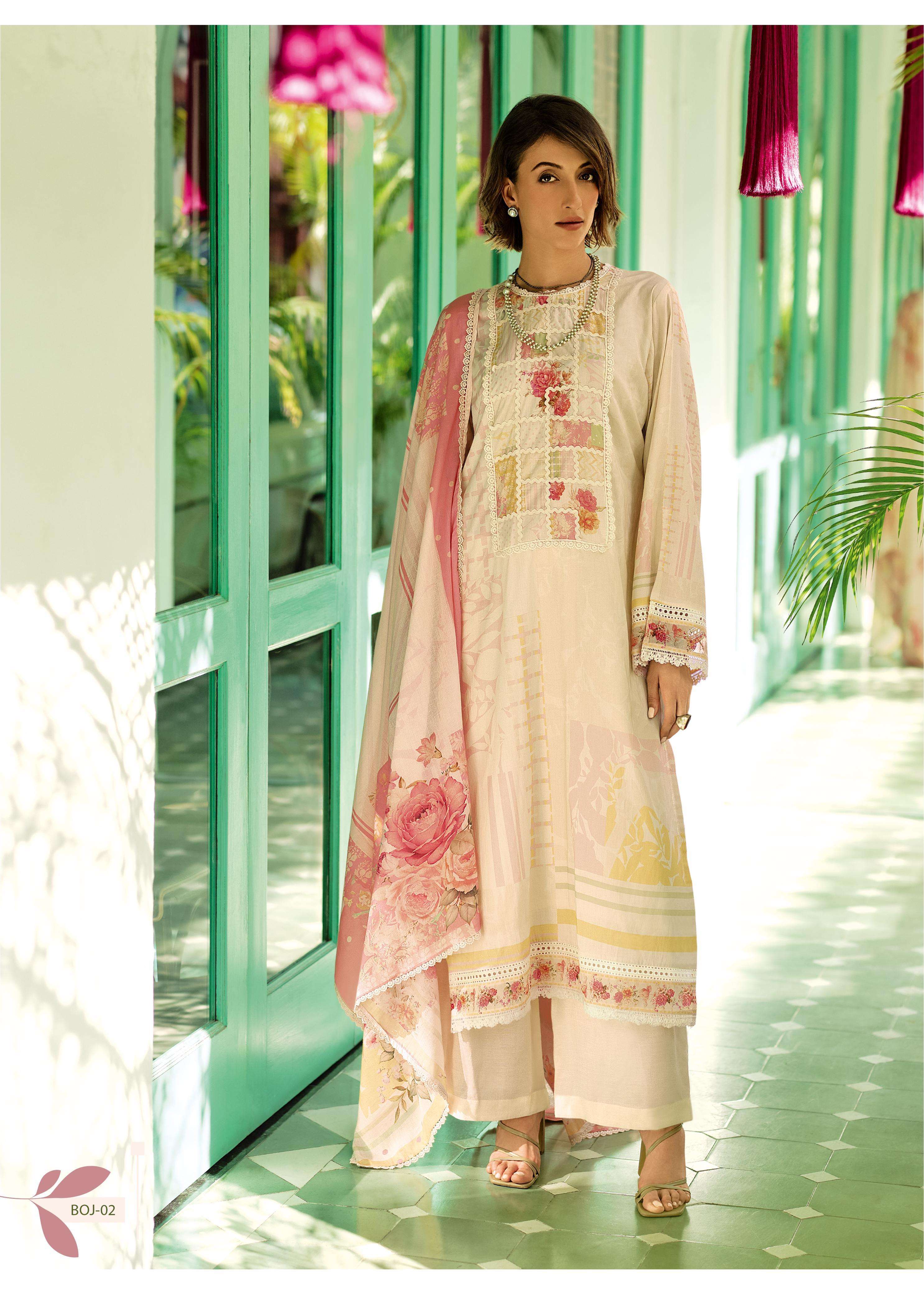 VARSHAA BUNDLE OF POY PREMIUM COTTON EMBROIDERED SUIT