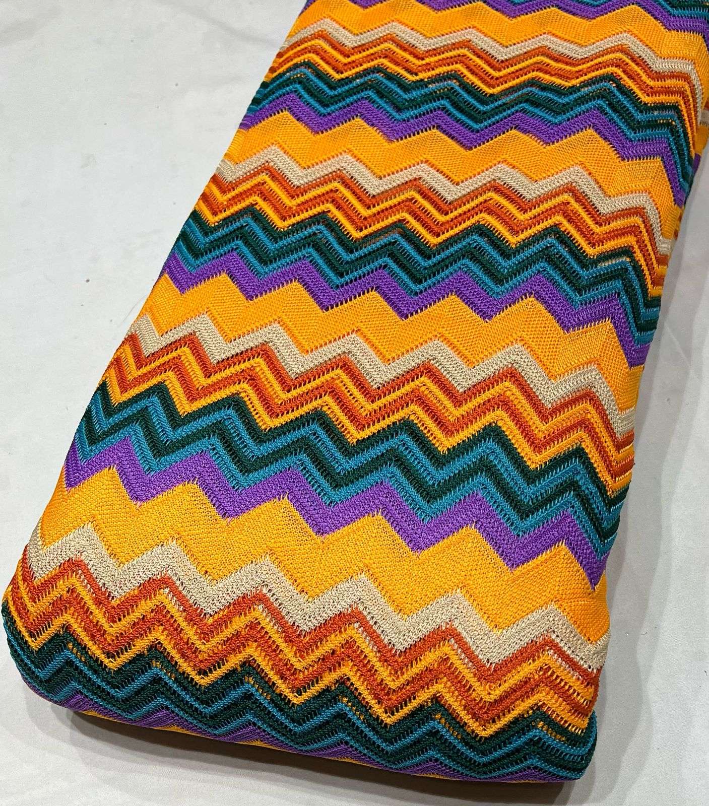 Shri Balaji Emporium A444 Korean Cruasia Cutwork Designer Fabric
