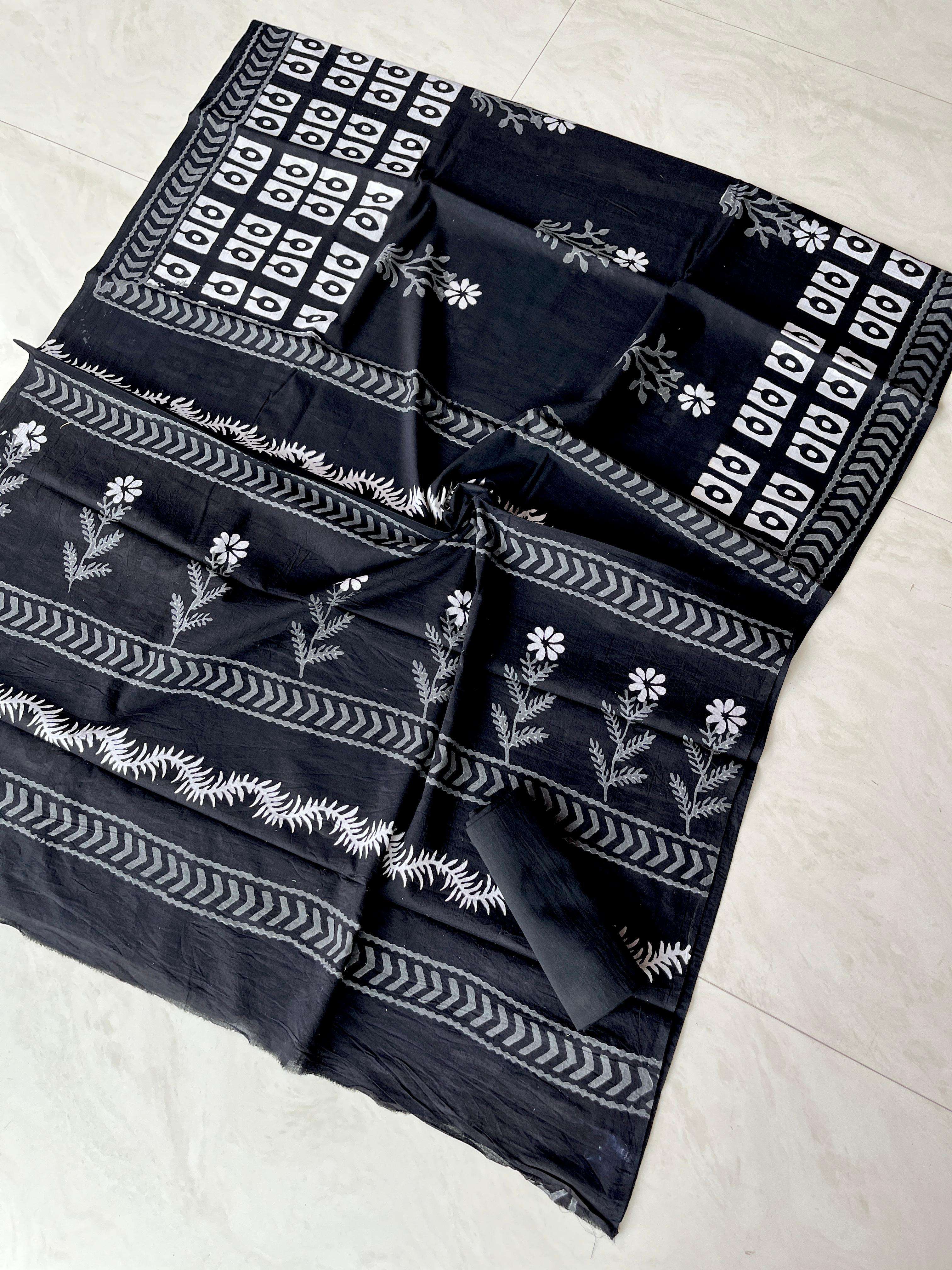 Shri Balaji Emporium RF16710 Bagru Hand Block Printed Pure Cotton ...