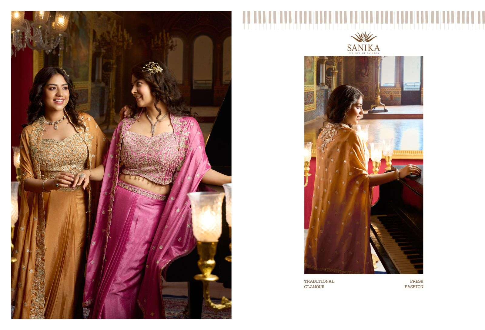 SHRI BALAJI LAUNCHES SANIKA FASHION RAAG CHINON SILK HEAVY EMBROIDERERY ...